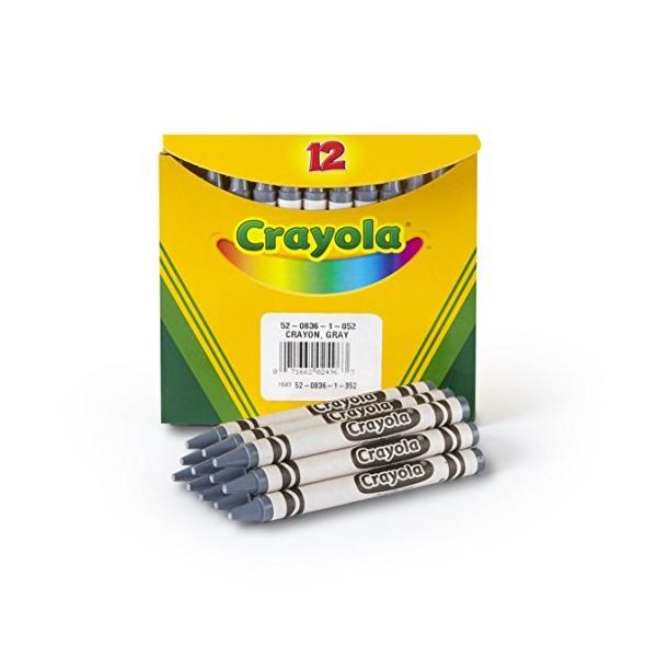 クレヨラ アメリカ 海外輸入 知育玩具 5208361052 Crayola Crayons in Gray, Bulk Crayons, 12 Count (5208361052)海外限定品を迅速輸入！5〜15営業日にて発送します。型番：...