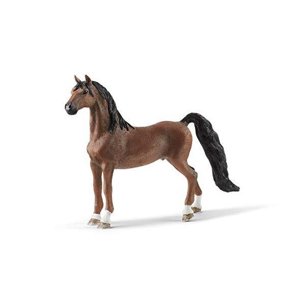 海外輸入 知育玩具 シュライヒホースクラブ AMERICAN SADDLEBRED GELDING_BROWN_13913 SCHLEICH American Saddlebred Gelding Action Figure海外限定品を迅速...