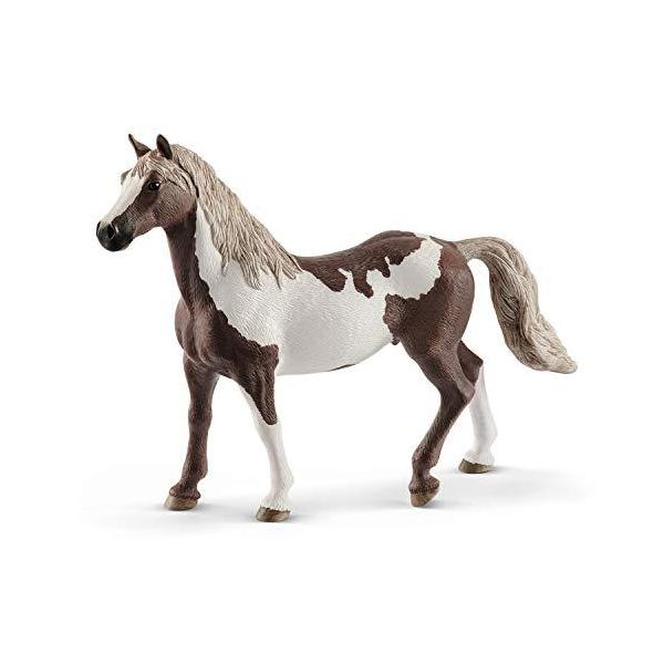 海外輸入 知育玩具 シュライヒホースクラブ 13885 Schleich Horse Club Paint Horse Gelding Figurine - Detailed Toy with Spotted Pattern, Durabl...