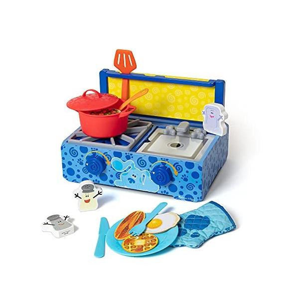 メリッサ&amp;ダグ おもちゃ おままごと ごっこ遊び Melissa &amp; Doug 33016 Melissa &amp; Doug Blue's Clues &amp; You! Wooden Cooking Play Set...