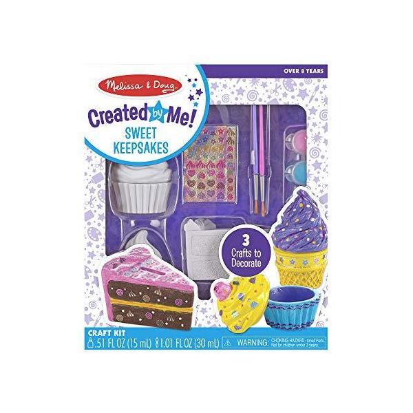 メリッサ&amp;ダグ おもちゃ 知育玩具 Melissa &amp; Doug 9535 Melissa &amp; Doug Sweet Keepsakes Craft Kit: 2 Decorate-Your-Own Treasure...