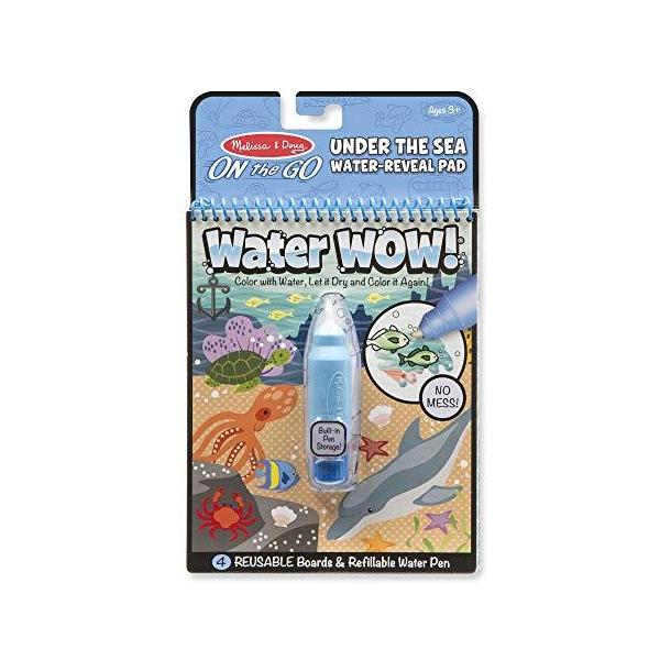 メリッサ&amp;ダグ おもちゃ 知育玩具 Melissa &amp; Doug 9445 Melissa &amp; Doug On The Go Water Wow! Mess Free Coloring Book, Reusable ...