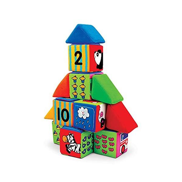 メリッサ&amp;ダグ おもちゃ 知育玩具 Melissa &amp; Doug 9167 Melissa &amp; Doug K's Kids Match and Build Soft Blocks Set海外限定品を迅速輸入！5〜15...