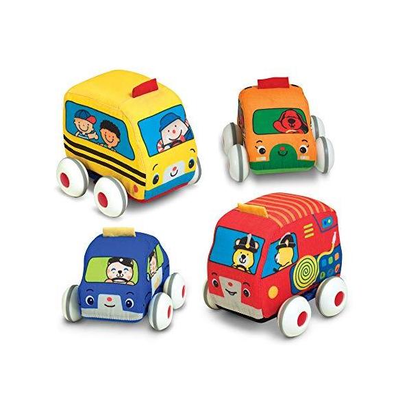 メリッサ&amp;ダグ おもちゃ 知育玩具 Melissa &amp; Doug MND9168 Melissa &amp; Doug K's Kids Pull-Back Town Vehicle Set - Baby Toys Set ...