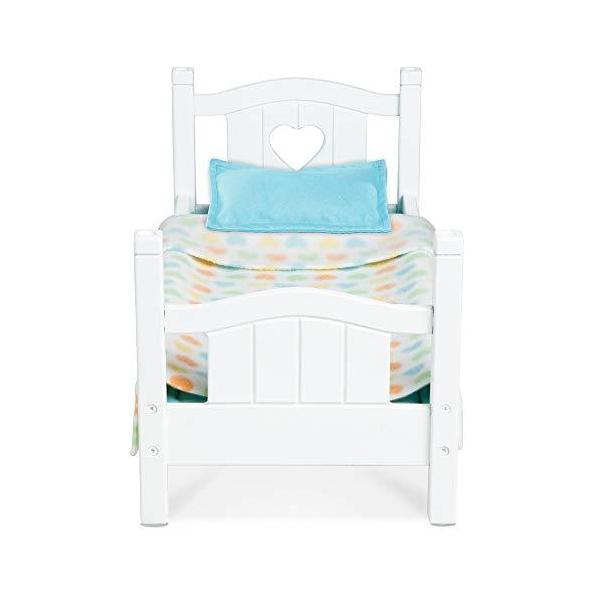メリッサ&amp;ダグ おもちゃ おままごと ごっこ遊び Melissa &amp; Doug 31727 Melissa &amp; Doug Mine to Love Wooden Play Bed for Dolls, Stuffed...