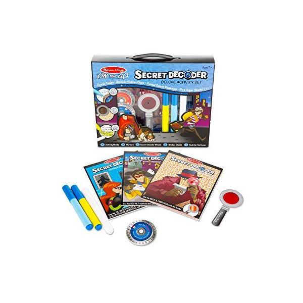 メリッサ&amp;ダグ おもちゃ 知育玩具 Melissa &amp; Doug 5238 Melissa &amp; Doug On The Go Secret Decoder Deluxe Activity Set and Super ...