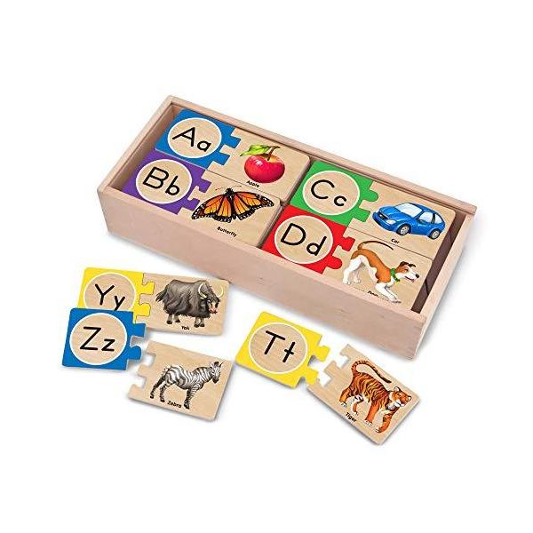 メリッサ&amp;ダグ おもちゃ 知育玩具 Melissa &amp; Doug MND2541 Melissa &amp; Doug Self-Correcting Alphabet Puzzle (52 pcs) with Toy St...