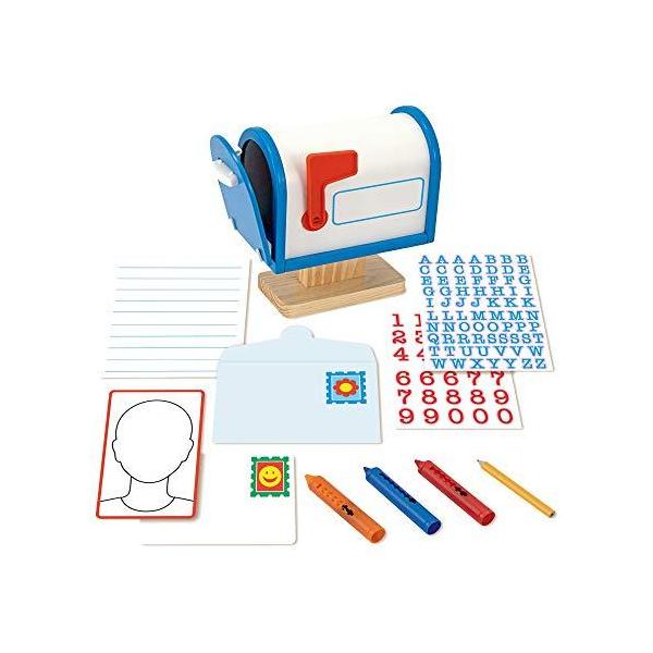 メリッサ&amp;ダグ おもちゃ おままごと ごっこ遊び Melissa &amp; Doug 4089 Melissa &amp; Doug My Own Wooden Mailbox Activity Set and Education...