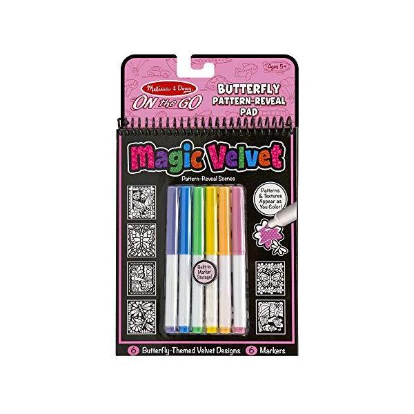 メリッサ&amp;ダグ おもちゃ 知育玩具 Melissa &amp; Doug 5394 Melissa &amp; Doug On The Go Magic Velvet Pattern-Reveal Scenes Activity K...