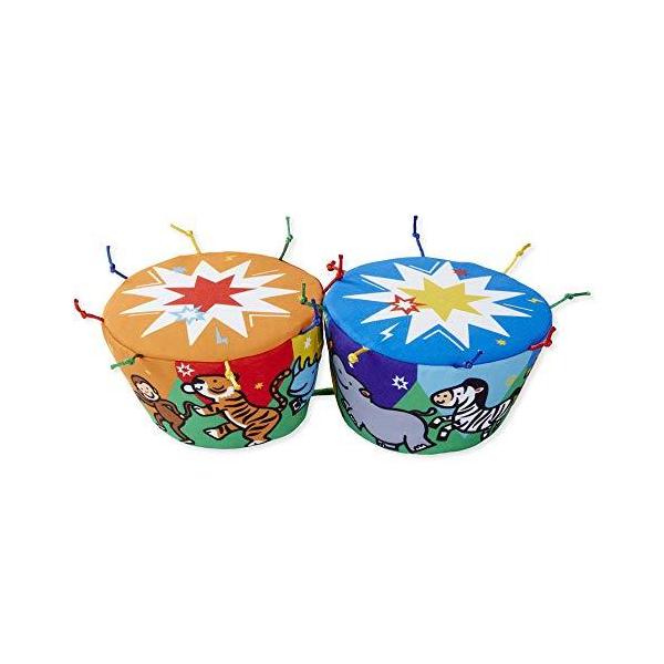 メリッサ&amp;ダグ おもちゃ 知育玩具 Melissa &amp; Doug 9194 Melissa &amp; Doug K's Kids Bongo Drums Soft Musical Instrument, Multicolo...