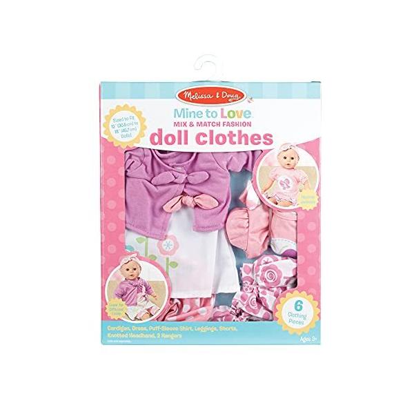 メリッサ&amp;ダグ おもちゃ おままごと ごっこ遊び Melissa &amp; Doug 31718 Melissa &amp; Doug Mine to Love Mix &amp; Match Fashion Doll Cloth...
