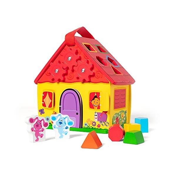メリッサ&amp;ダグ おもちゃ 知育玩具 Melissa &amp; Doug 33017 Melissa &amp; Doug Blue's Clues &amp; You! Wooden Take-Along House Shape ...