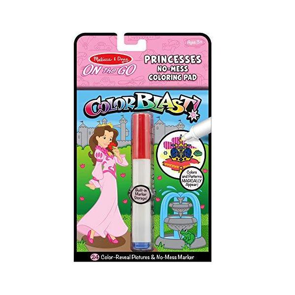 メリッサ&amp;ダグ おもちゃ 知育玩具 Melissa &amp; Doug 5356 Melissa &amp; Doug On The Go ColorBlast! Activity Book - Princess (24 Page...