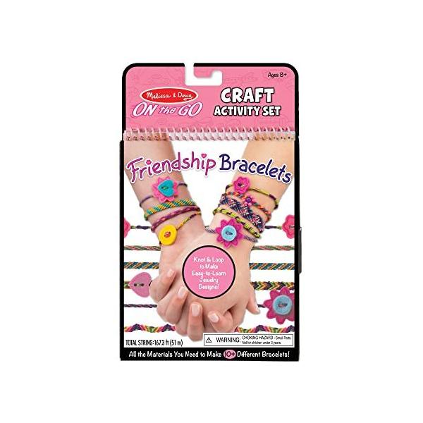 メリッサ&amp;ダグ おもちゃ 知育玩具 Melissa &amp; Doug 9422 Melissa &amp; Doug On The Go Friendship Bracelet Craft Set (Makes 10+ Brac...