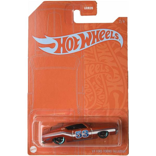 ホットウィール マテル ミニカー ホットウイール GRR35 Hot Wheels '69 Ford Torino Talladega, [Orange] 2/6 1:64 Scale die cast海外限定品を迅速輸入！5〜15営業日に...