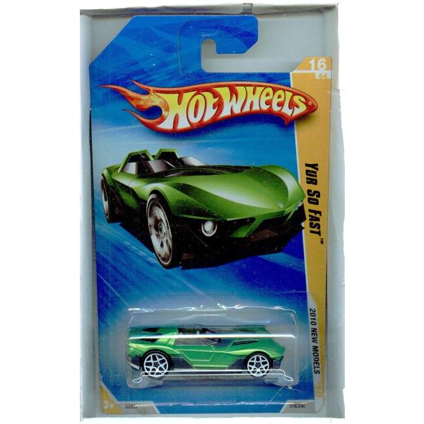 ホットウィール マテル ミニカー ホットウイール  Hot Wheels New Models 2010 016 Green Yur So Fast海外限定品を迅速輸入！5〜15営業日にて発送します。型番：関連：ホットウィール,マテル,ミニ...