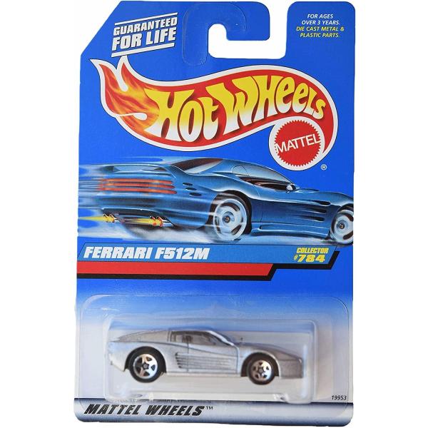 ホットウィール Hot Wheels フェラーリ F512M コレクター #784 Ferrari ビークル ミニカーホットウィール マテル ミニカー ホットウイール 19953 Hot Wheels Ferrari F512M, [Sil...