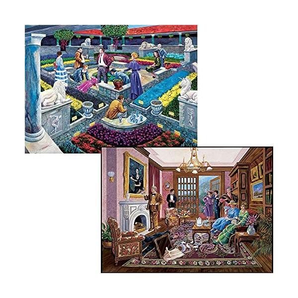 ジグソーパズル 海外製 アメリカ  Bits and Pieces ? Value Set of Two 1000 Piece Jigsaw Puzzles for Adults ? Murder at The Museum, Murder...