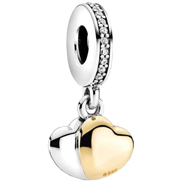 パンドラ ブレスレット チャーム アクセサリー ブランド かわいい おしゃれ デンマーク コペンハーゲン  799162C01 PANDORA Double Heart Charm海外限定品を迅速輸入！5〜15営業日にて発送します。型番：7...