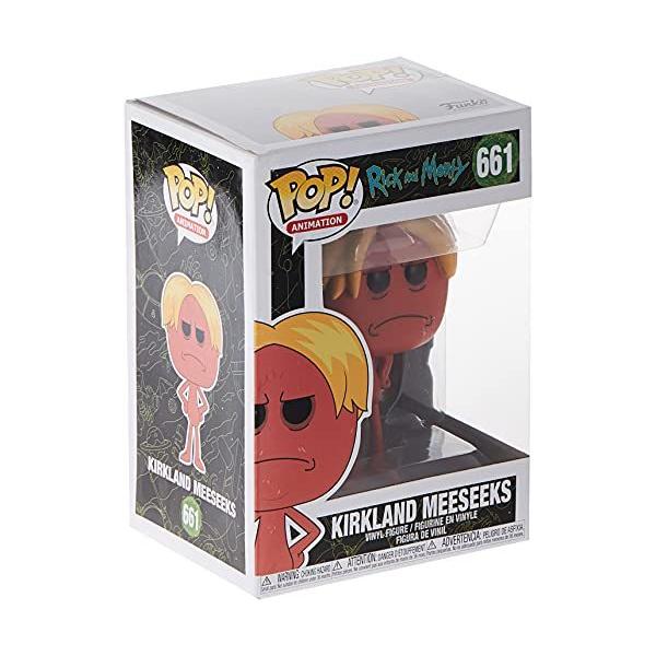 ファンコ FUNKO フィギュア 人形 アメリカ直輸入 ボブルヘッド BOBBLEHEAD ポップカルチャー 44251 Funko Pop! Animation: Rick &amp; Morty - Kirkland Meeseeks海...