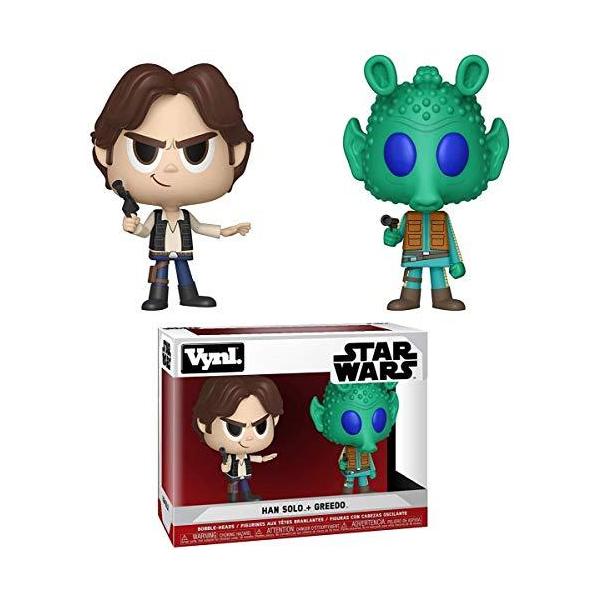 ファンコ FUNKO フィギュア 人形 アメリカ直輸入 ボブルヘッド BOBBLEHEAD ポップカルチャー 30808 Funko Vynl: Star Wars - Han Solo &amp; Greedo Collectible F...