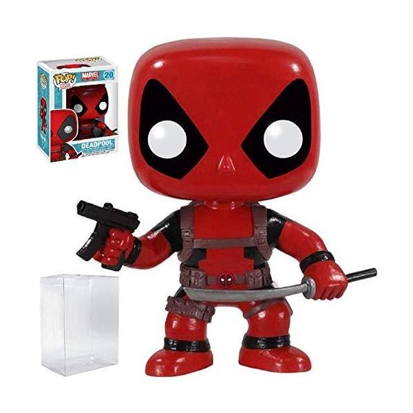 ファンコ FUNKO フィギュア 人形 アメリカ直輸入 ボブルヘッド BOBBLEHEAD ポップカルチャー 43234-1044 Funko Pop! Marvel: Deadpool #20 Vinyl Figure (Bundled ...