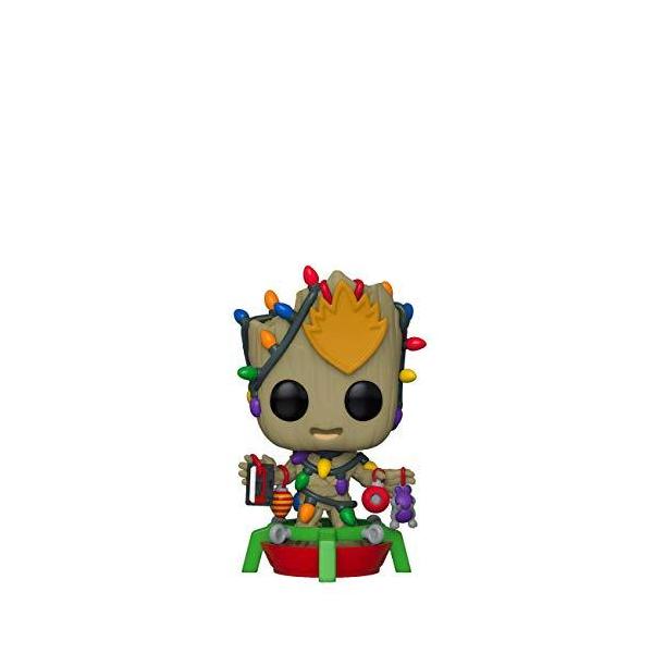 ファンコ FUNKO フィギュア 人形 アメリカ直輸入 ボブルヘッド BOBBLEHEAD ポップカルチャー 536 Funko Pop Marvel Groot (Holiday) #536 - Marvel Collector Corp...