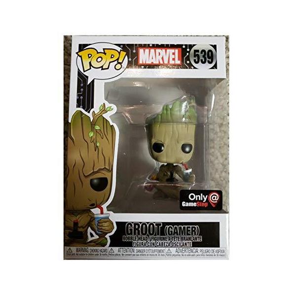 ファンコ FUNKO フィギュア 人形 アメリカ直輸入 ボブルヘッド BOBBLEHEAD ポップカルチャー 889698437264 Funko Pop! Marvel Gamer Groot Sitting Exclusive Viny...