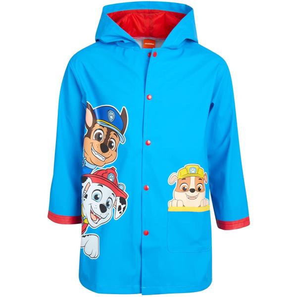 パウパトロール アメリカ直輸入 子供服 キッズ ファッション キャラクター アニメ  Nickelodeon Boys' Rain Jacket - Hooded Slicker Shell Raincoat: Baby Shark, Pa...