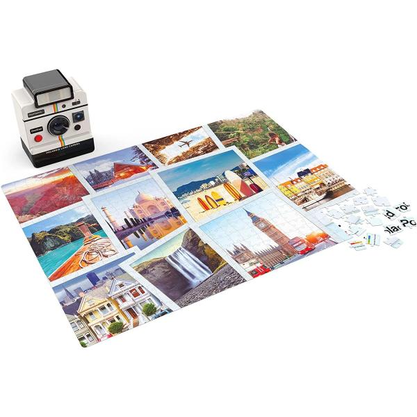 ジグソーパズル 海外製 アメリカ 6063068 Polaroid, 500-Piece Sweet Treats Jigsaw Puzzle in 3D Tin Container Cool Vintage Retro 70’s Film...