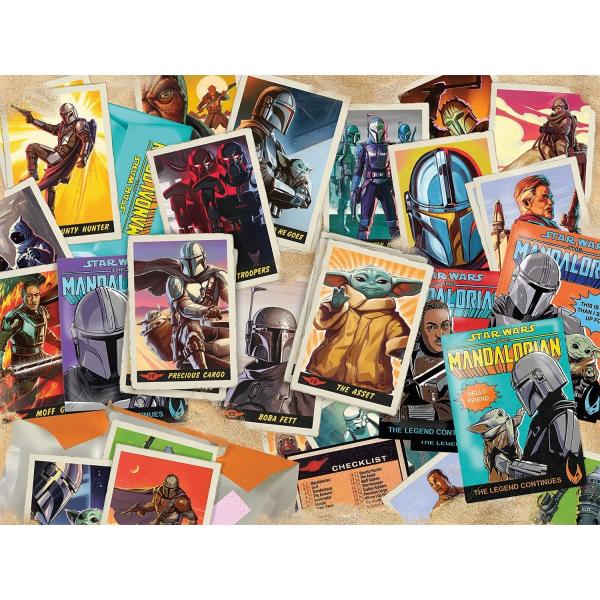 ジグソーパズル 海外製 アメリカ 22005 Buffalo Games - Star Wars - The Mandalorian Trading Card Expansion Pack - 400 Piece Jigsaw Puzzle...