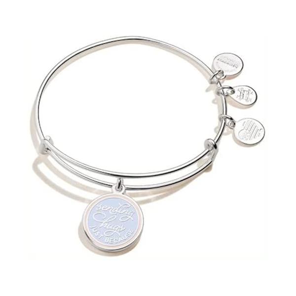 アレックスアンドアニ アメリカ アクセサリー ブランド かわいい おしゃれ  A21EBJBSS Alex and Ani Sending Hugs Just Because' Charm Bangle海外限定品を迅速輸入！5〜15営業日に...