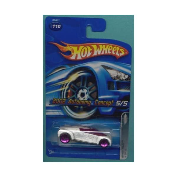 ホットウィール マテル ミニカー ホットウイール 110 Hot Wheels Mattel 2005 1:64 Scale White Heat 2002 Autonomy Concept 5/5 Die Cast Car #110海外限...