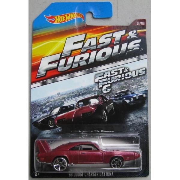 ホットウィール Hot Wheels ’69 ダッジ・チャージャーデイトナ 01/08 Fast &amp; Furious ワイルドスピード6 Dodge Charger ビークル ミニカーホットウィール マテル ミニカー ホットウイール...