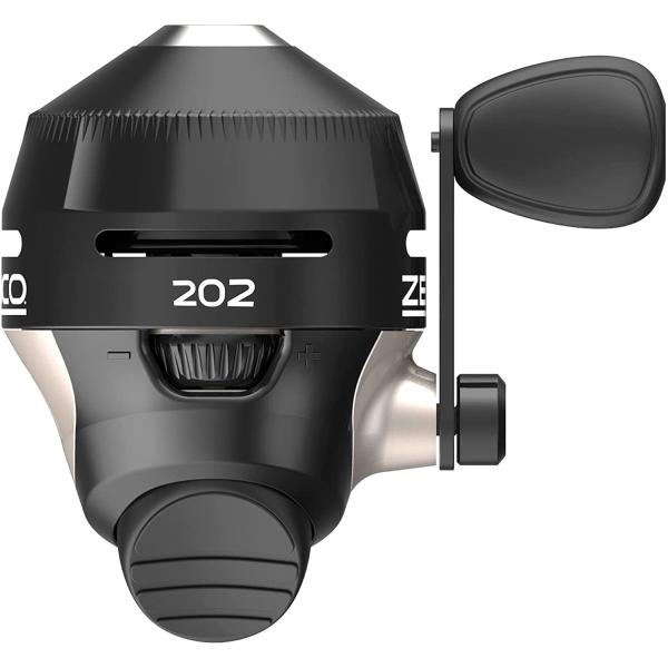 リール ゼブコ アメリカン 釣り道具 フィッシング 202MBK Zebco 202 Spincast Fishing Reel, Size 30 Reel, Right-Hand Retrieve, Durable All-Metal G...