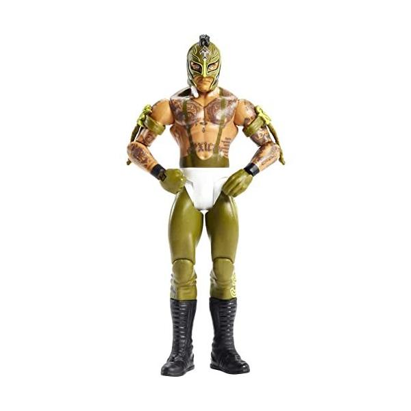 WWE フィギュア アメリカ直輸入 人形 プロレス 大人気  HDD04 WWE Basic Rey Mysterio Action Figure, Posable 6-inch Collectible for Ages 6 Years O...
