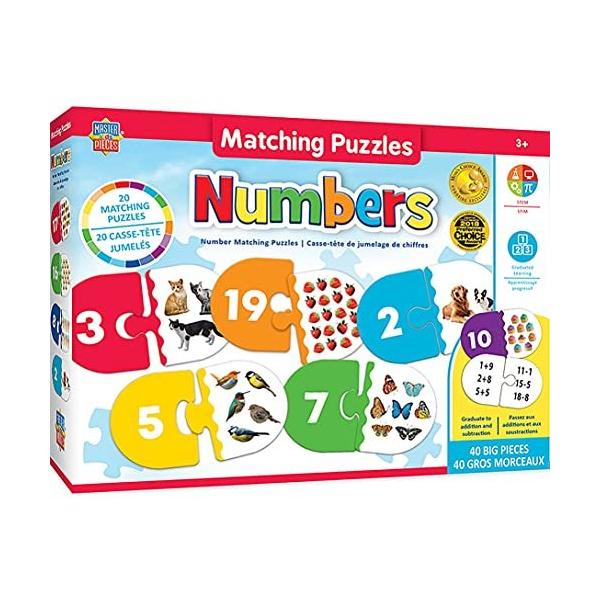 ジグソーパズル 海外製 アメリカ 11907 MasterPieces Kids Games - Educational Numbers Matching Puzzle - Game for Kids and Family - Laugh ...