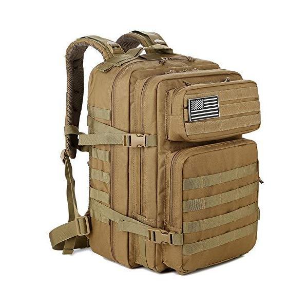 ミリタリーバックパック タクティカルバックパック サバイバルゲーム サバゲー アメリカ  QT&amp;QY 45L Military Tactical Backpacks Molle Army Assault Pack 3 Day Bug...