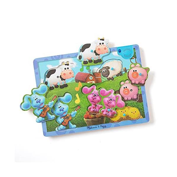 メリッサ&amp;ダグ おもちゃ 知育玩具 Melissa &amp; Doug 000772330091 Melissa &amp; Doug Blue's Clues &amp; You! Wooden Sound Puzzle - M...