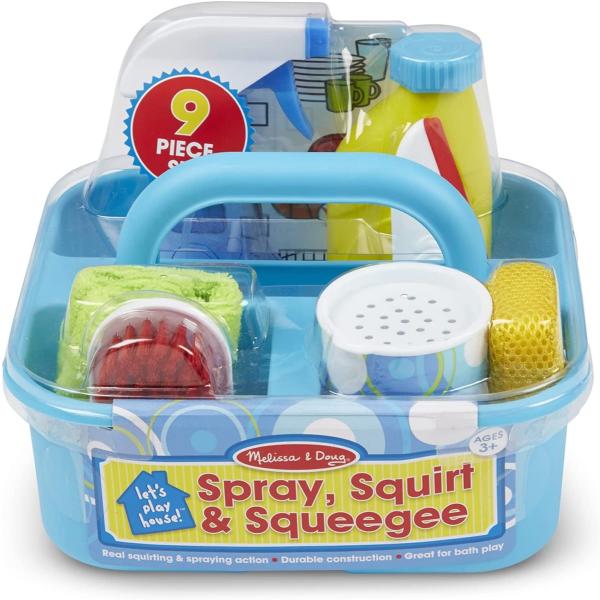 メリッサ&amp;ダグ おもちゃ おままごと ごっこ遊び Melissa &amp; Doug 8602 Melissa &amp; Doug Spray, Squirt &amp; Squeegee Play Set - Pretend ...