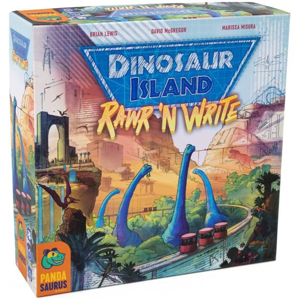 ボードゲーム 英語 アメリカ 海外ゲーム PAN202107 Dinosaur Island Rawr and Write Board Game - Build Your Dino Theme Park! Strategy Game, Fu...