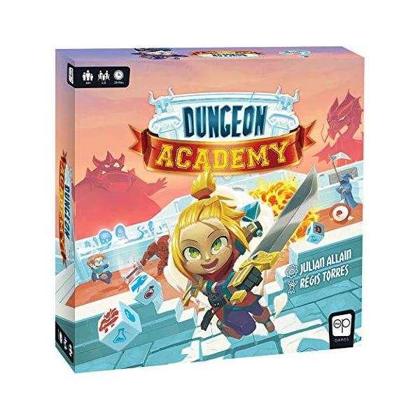 ボードゲーム 英語 アメリカ 海外ゲーム DA130-000-001900-06 Dungeon Academy | Roll &amp; Write Maze Board Game | Collect Life Points &amp; ...
