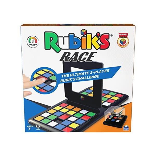 ボードゲーム 英語 アメリカ 海外ゲーム 6063979 Rubik’s Race, Classic Fast-Paced Strategy Sequence Brain Teaser Travel Board Game Two-Playe...
