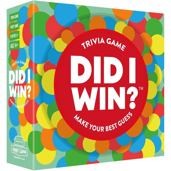 ボードゲーム 英語 アメリカ 海外ゲーム 819940021200 Hygge Games Did I Win? Trivia Game | Board Games | Trivia Games | Board Games for Adul...