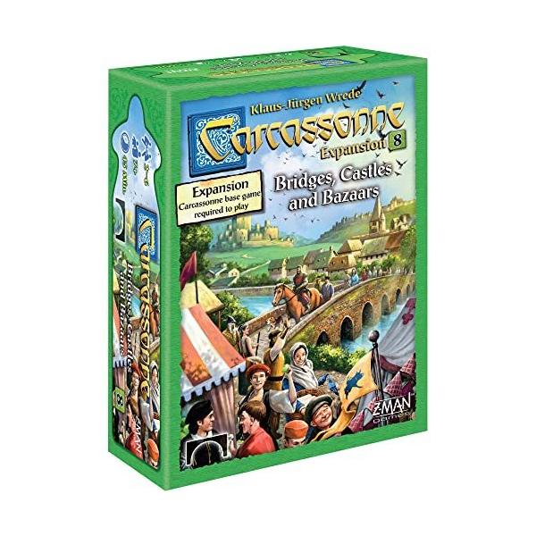 ボードゲーム 英語 アメリカ 海外ゲーム ZM7818 Asmodee Carcassonne Bridges, Castles &amp; Bazaars Board Game EXPANSION - New Paths and Auct...