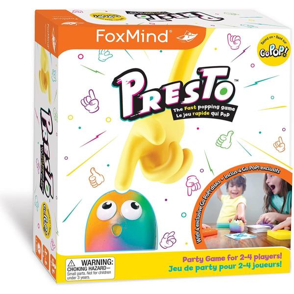 ボードゲーム 英語 アメリカ 海外ゲーム GPPRES-BIL FoxMind Games: Go Pop! Presto, Fidget Popping Game, Family Fun Game, Includes 4 Exclusiv...