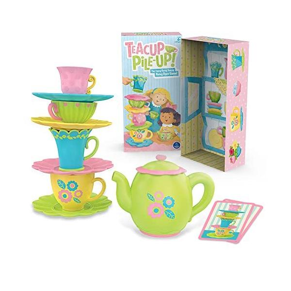 ボードゲーム 英語 アメリカ 海外ゲーム 3085 Educational Insights Teacup Pile-Up! Relay Game, Preschool Board Game, Easter Basket Stuffers ...