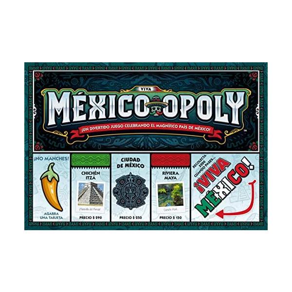 ボードゲーム 英語 アメリカ 海外ゲーム MEXICO Late for The Sky Mexico-Opoly Spanish-Language Board Game ? Family Strategy for 2-6 Players,...
