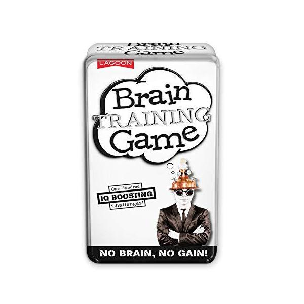 ボードゲーム 英語 アメリカ 海外ゲーム 09106 University Games | Brain Training Game Tin 100 IQ-Boosting Challenges Perfect for Solo or Sma...