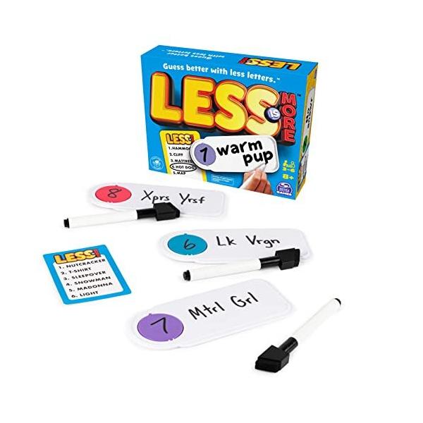 ボードゲーム 英語 アメリカ 海外ゲーム 6064352 Less is More, Party Board Game Fun Word Letter Card Game Funny Gift Toy Living Room Family ...